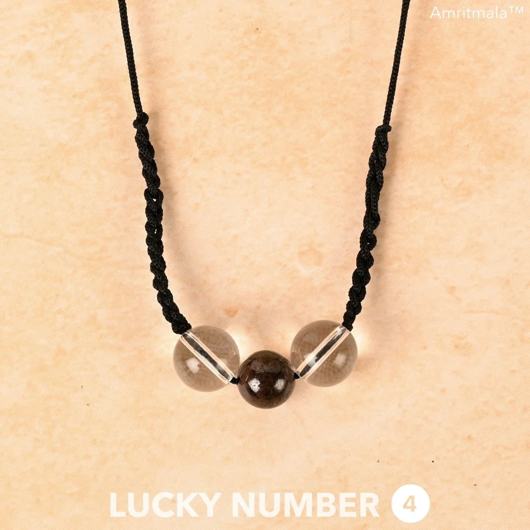 RED GARNET WITH CLEAR QUARTZ : AMRITMALA'S YEAR 2025 LUCKY MALA (FOR N