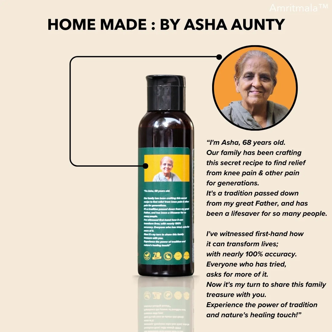 ASHA OIL : RAM BAAN FOR KNEE PAIN, BACKPAIN, ARTHRITIS & SCIATICA (70